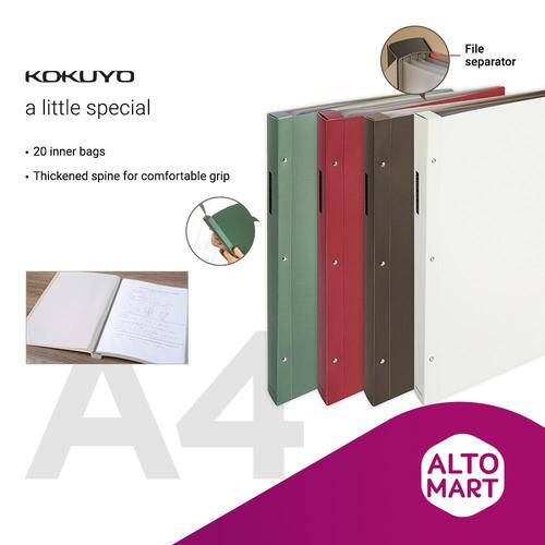 Jual KOKUYO Retro File Document Folder A4 (20 Clear Pockets with ...