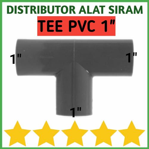 Jual FITTING PVC TEE 1 INCH T AW 1" SAMBUNGAN 3 CABANG PIPA RUCIKA ...