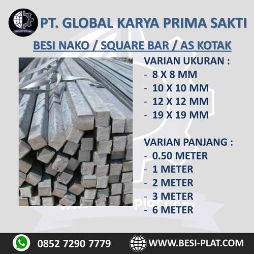 Jual Besi Nako / Square Bar / As Kotak 10 x 10 x 6 Meter - Kota ...