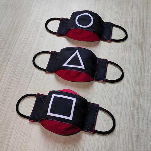 Jual Masker Squid Game - Masker Duckbill Squid Game - Masker Kain 3D ...