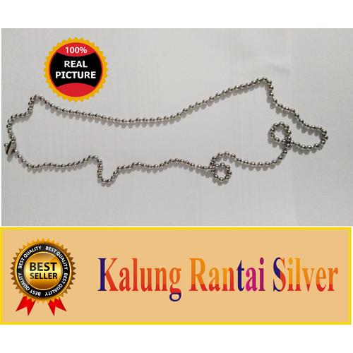 Jual Rantai kalung buat id card | rantai besi bulat untuk name tag ...