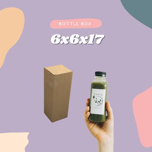 Jual Box Botol 6x6x17 / Kardus Kemasan Box 250ml / Dus Packing Botol ...