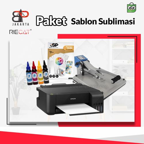 Jual PAKET USAHA MURAH UMKM Paket Printer SUBLIMASI + MESIN PRESS ...