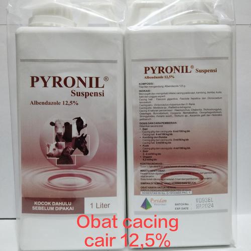 Jual pyronil Suspensi 1 liter, Oral (Obat cacing cair 12,5%) - Kab ...