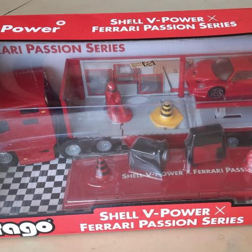 Jual Burago Shell V-Power Ferrari Passion Series Original Miniatur ...