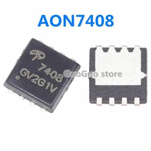 Jual 7408 AON7408 Mosfet IC N-Channel SMD QFN-8 23A 30V AO AO7408 ...