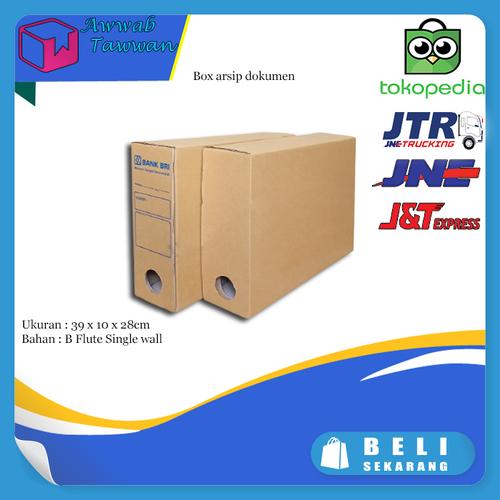 Jual Box File Kardus Arsip Dokumen Organizer Kantor Instansi 39 x 10 x ...