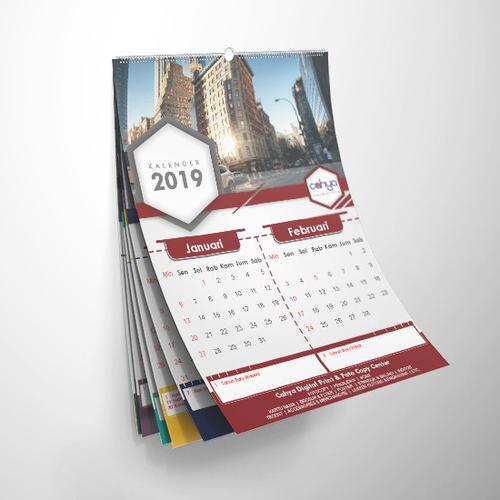 Jual Kalender Dinding Desain CUstom ukuran A3 - AP150 - Jakarta Utara ...