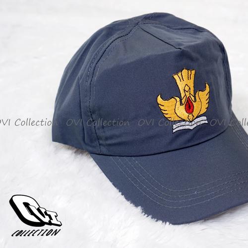 Jual Topi Seragam Sekolah SMA - Topi SMA - Topi Abu SMA - PREMIUM ...