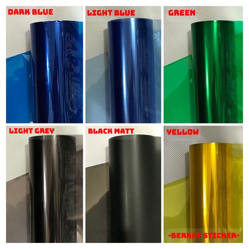 Jual STICKER HYBRID HEADLAMP stiker lampu head lamp MOBIL MOTOR - DARK ...
