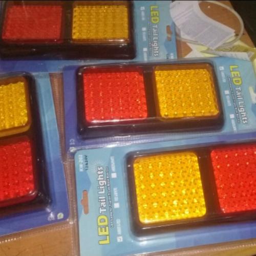 Jual Lampu Combination LED KW 202 warna Red dan Amber 12 sampai 24 VDC ...