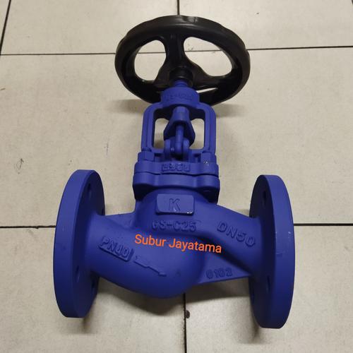 Jual Globe Valve PN 40 Flange 2 " inchi DN 50 STEAM 350 °C - Jakarta ...