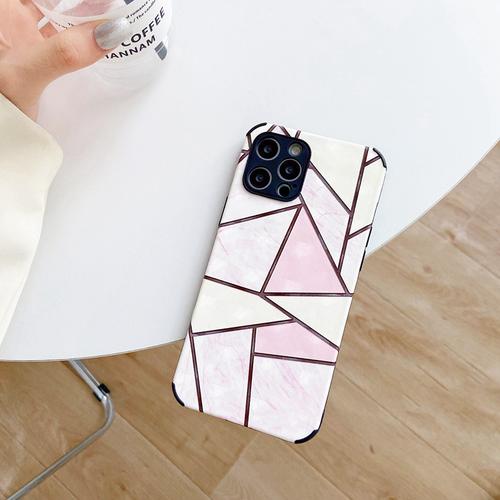 Jual Soft Case Handphone Marble Case Pink for iPhone 12 Pro Max 13 Pro ...