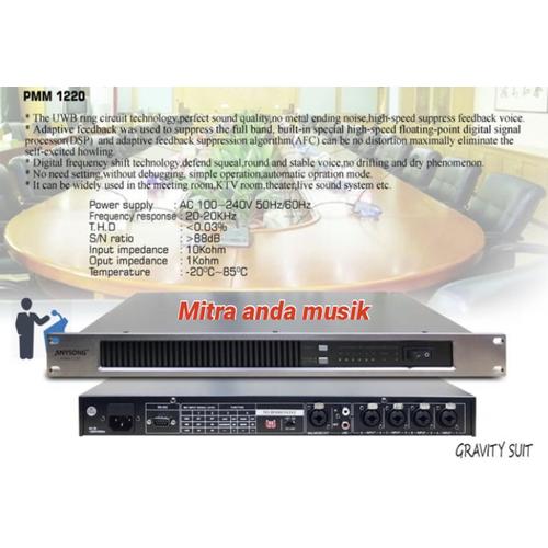 Jual anti feedback mic microphone digital frequency shift suppressor ...