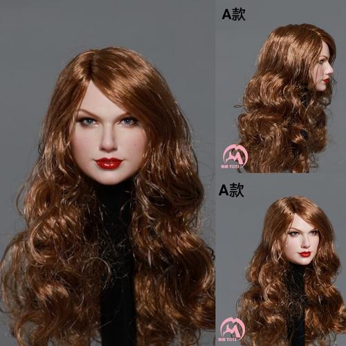 Jual MM TOYS MM001 1/6 Female Head Sculpture A/B/C Taylor Swift Figure ...