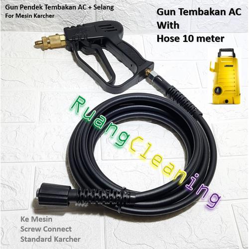 Jual Selang Tembakan AC Hose Gun Set Jet Cleaner for Karcher K1 K2 K3 ...