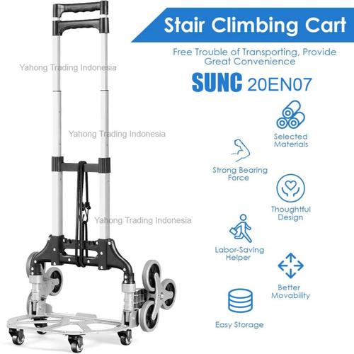 Jual Troli Trolley Lipat Pendaki Tangga Aluminium Alloy Ringan 10 Roda ...