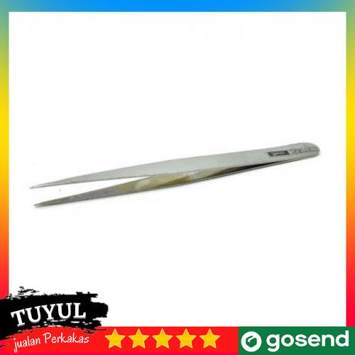 Jual GOOI Pinset Capit Lurus Stainless Steel Laboratorium Barang Kecil ...