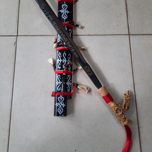 Jual Mandau Dayak | Koleksi Khas Dayak Kalimantan - Hitam - Kab. Banjar ...