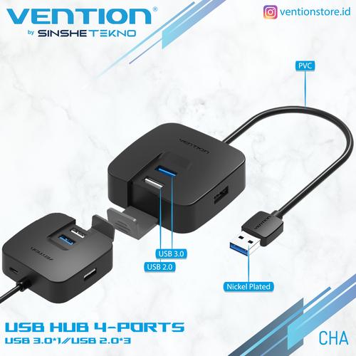 Jual Vention CHA USB HUB 4ports 3.0 + 2.0 with Micro USb Power ...