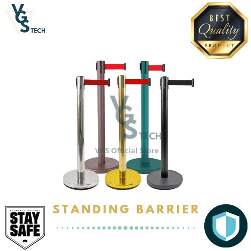Promo Standing Barrier Tiang Antrian Railing Stand Pembatas Antrian ...