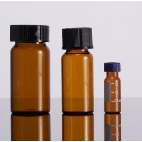 Jual Botol Vial Kromatografi, 10 ml, (Amber Chromatography Vial) - Kab ...