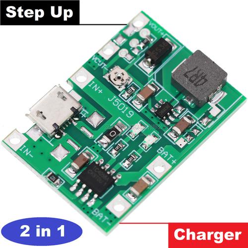 Jual Li-ion Battery Charger Board 18650 DC-DC Step Up Boost Module ...