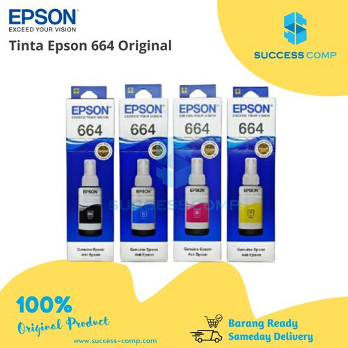 Jual Original Tinta Epson L300 L310 L330 L350 L355 L360 1 set 4 Warna ...