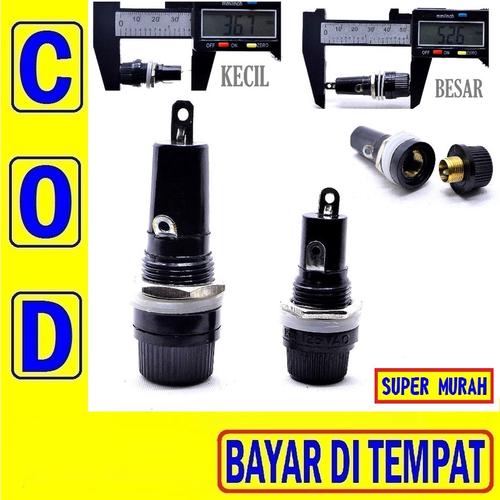 Jual Holder Sekring Rumah Box Kotak Tempat Sikring Tabung Bulat Fuse ...