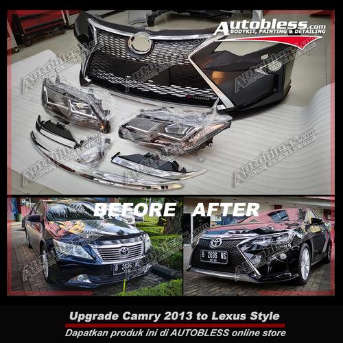 Jual Upgrade Camry XV50 Lexus Style - Bodykit Camry 2012-2017 Lexus ...