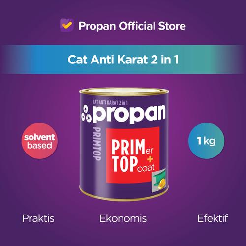 Jual CAT BESI ANTI KARAT 2 IN 1 PROPAN PRIMTOP 88 - 1K - BLACK - Kab ...