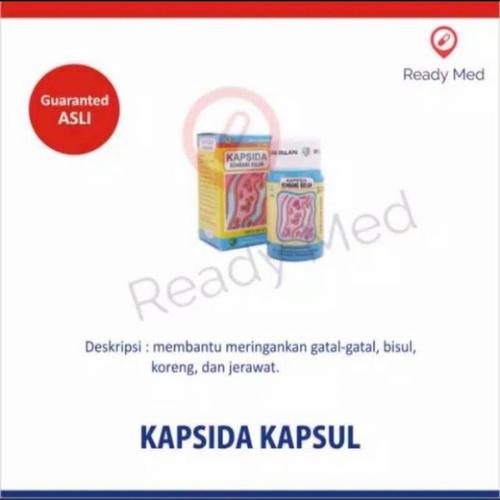 Jual KAPSIDA KEMBANG BULAN BOTOL ISI 12 obat gatal, jerawat, dan bisul ...