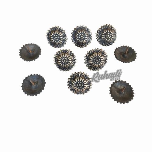 Jual Paku Payung Kuningan/Paku Pinus Kuningan antik Motif Bunga Ukir 3 ...