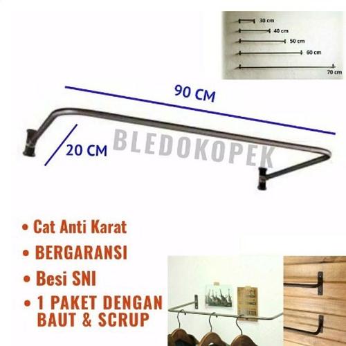 Jual Gantungan Besi Tempel Cantelan Dinding Handuk Besi Dinding Castok ...