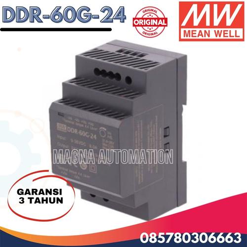 Jual Meanwell DDR-60G-24 Mean Well DIN Rail Mounting DC To DC Converter ...