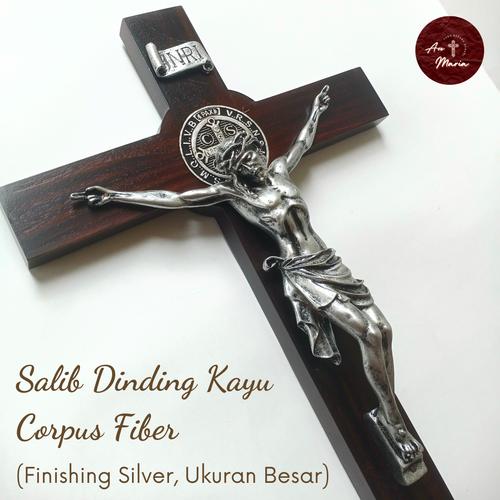 Jual SALIB KAYU CORPUS FIBER 50 CM | SALIB DINDING BESAR - Kota Malang ...