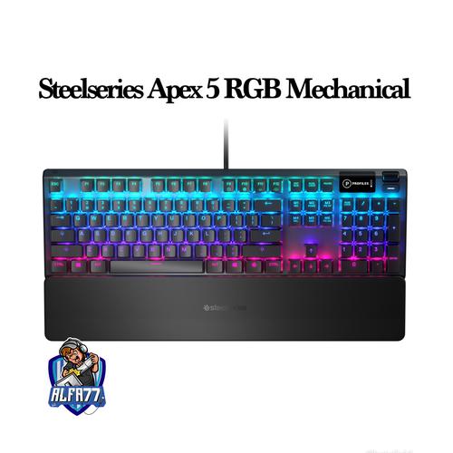 Promo Steelseries APEX 5 Hybrid RGB Mechanical Gaming Keyboard Cicil 0% ...