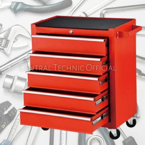 Jual Tool Box Besi 5 Susun Trolley Toolbox 5 Laci Tempat Penyimpanan ...