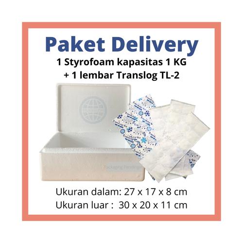 Jual Paket Delivery Box Kapasitas 1 KG / Paket Packing Frozen Food ...