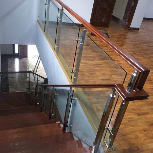 Jual tangga railing kaca harga railing tangga per meter costum desain ...