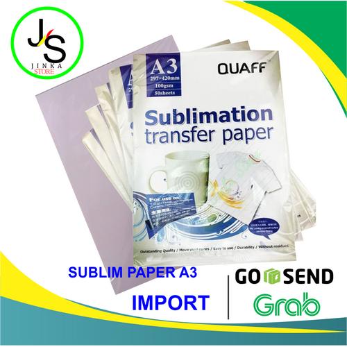 Jual Sublim Paper / Kertas Sublim / Sublim Paper A3 / Import - Jakarta ...