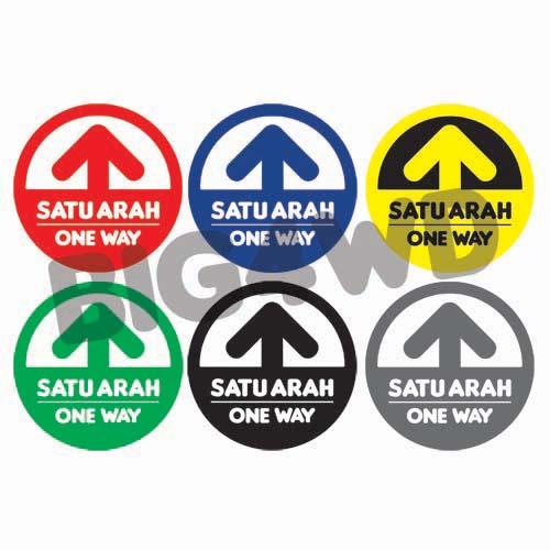 Jual STICKER PANAH SATU ARAH ONE WAY STIKER PANAH SATU ARAH ONE WAY ...