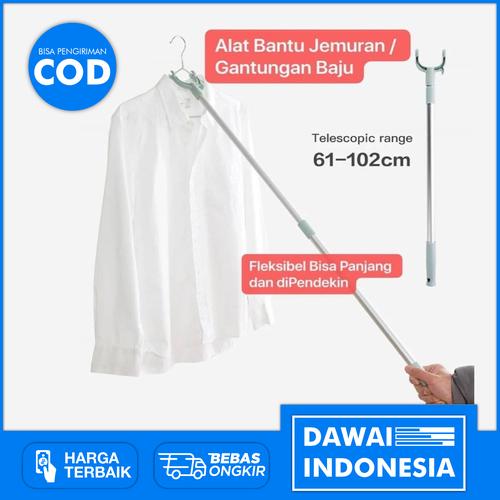 Jual Alat Bantu Jemur Baju Tongkat Cagak Stik Sodok Sodokan Jemuran ...
