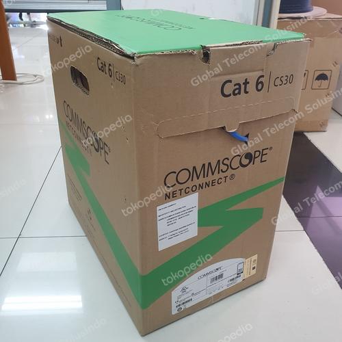 Jual AMP Commscope UTP Cat 6 Blue / Kabel UTP Cat 6 Commscope 305m ...
