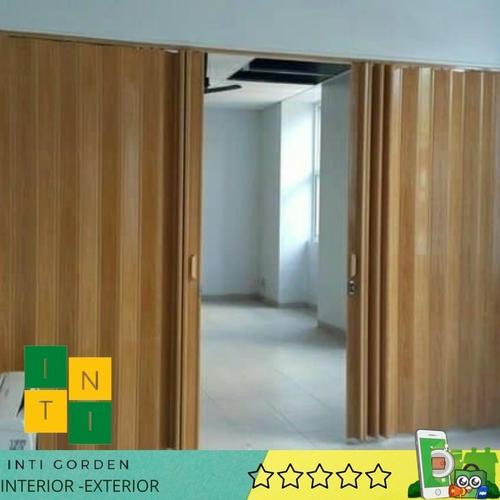 Jual Folding door PVC | Partisi ruangan rumah | Pembatas ruangan anti ...