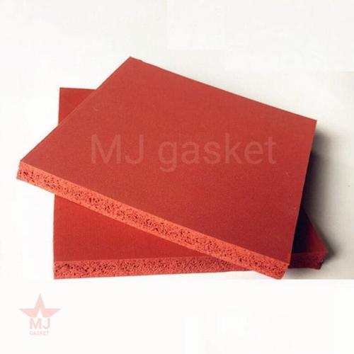 Jual sponge silicone red / silicone merah lembaran tebal 10mm 50cm x ...