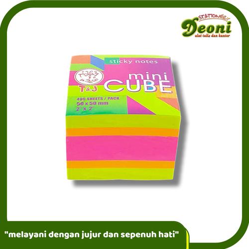 Jual TJ MINI CUBE Sticky Notes 50x50mm 400 Lembar - Kota Bandar Lampung ...