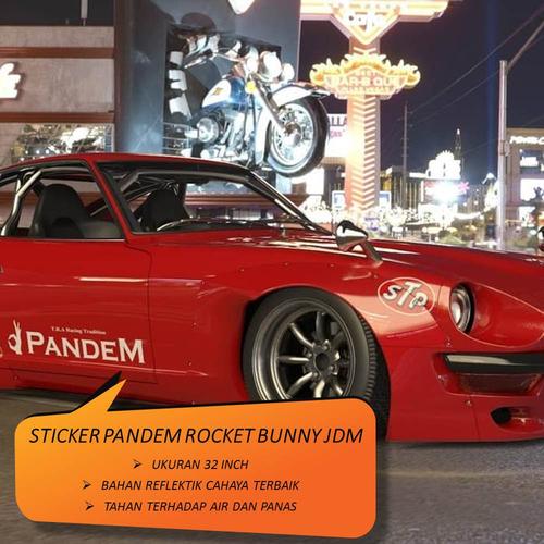 Jual Sticker Mobil Pandem Rocket Bunny - Car Stiker JDM Side Body Pairs ...