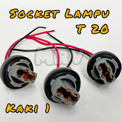 Jual Fitting/Socket Bohlam Lampu T20 kaki1 soket Lampu Sein - Kab ...