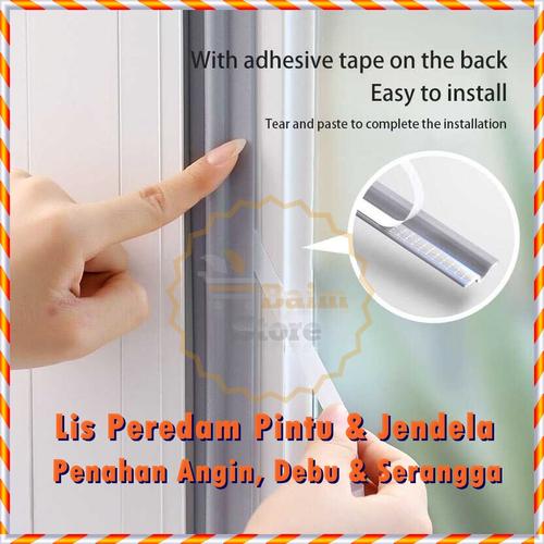 Jual Lis Peredam Pintu dan Jendela/Door Seal Penahan Angin/Debu ...